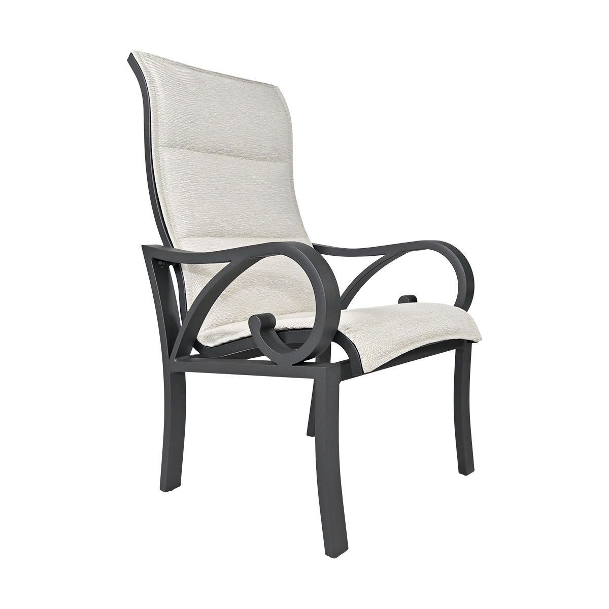 PADDED SLING DINING CHAIR - Three Palms Casual